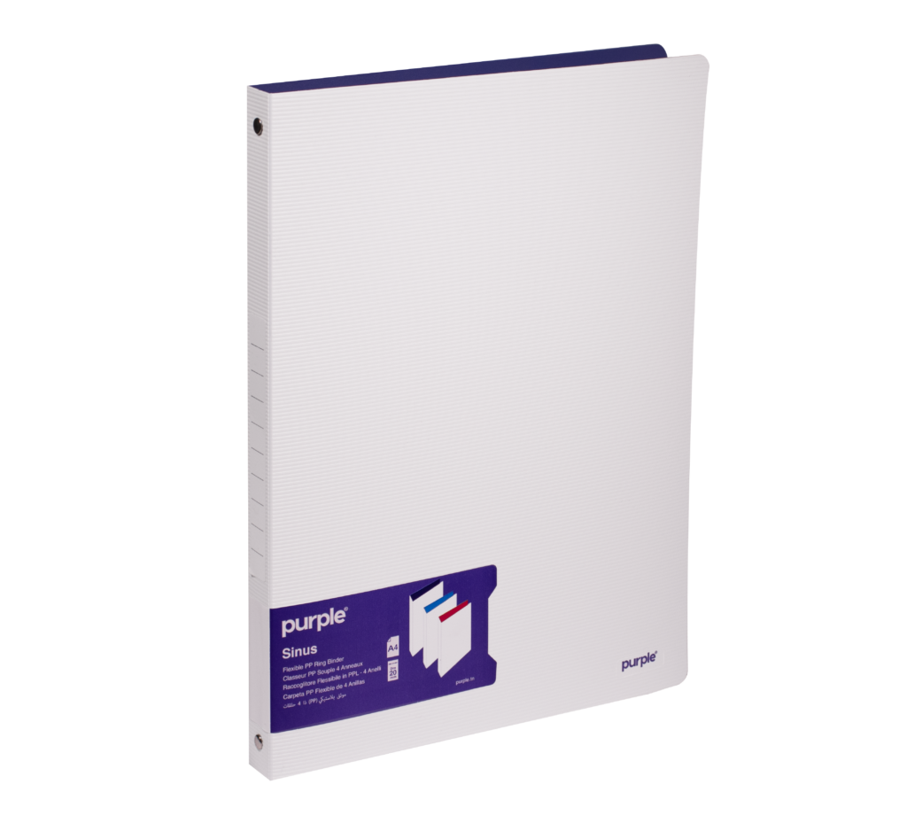 CLASSEUR PP SOUPLE DOS 20 mm BICOLOR SINUS – Purple – fournitures ...